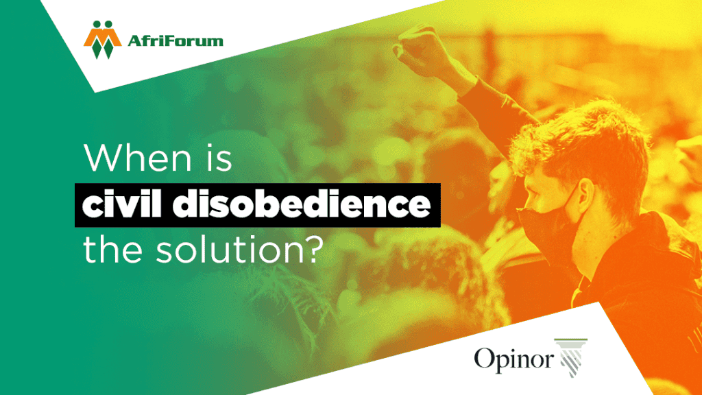 Civil disobedience - AfriForum