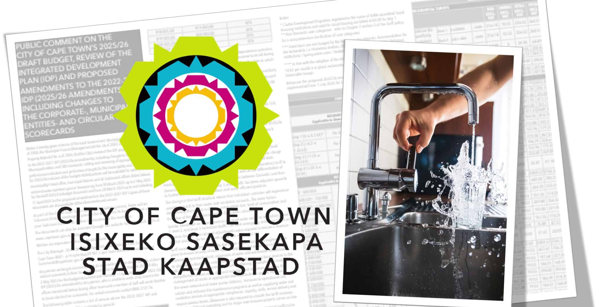 City of Cape Town’s new tariff structures for water and electricity ...
